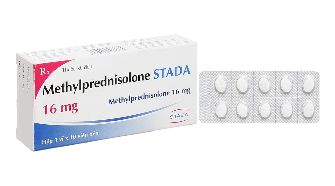 Methylprednisolone STADA 16mg kháng viêm, ức chế miễn dịch (3 vỉ x 10 ...