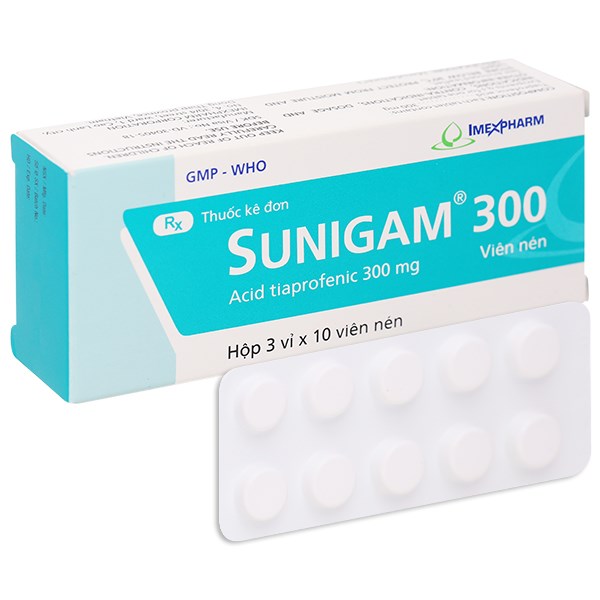 Sunigam 300 giúp giảm đau, kháng viêm (3 vỉ x 10 viên) - 10/2024 ...