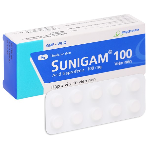 Sunigam 100 giúp giảm đau, kháng viêm (3 vỉ x 10 viên) - 11/2024 ...