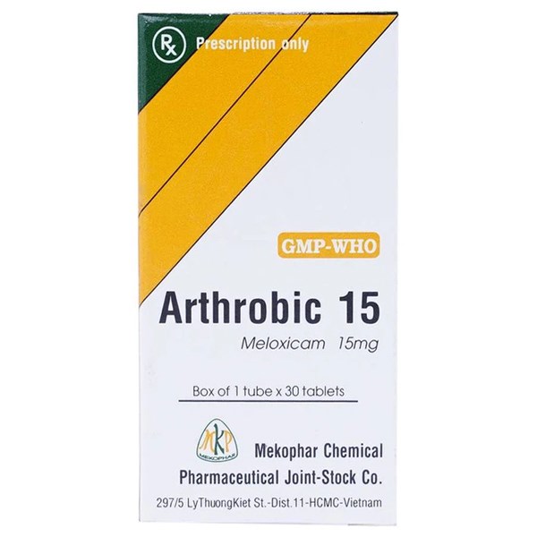 Arthrobic 15 điều trị viêm đau xương khớp, viêm khớp dạng thấp lọ 30 ...