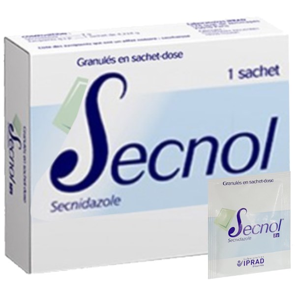 Thuốc cốm Secnol 2g điều trị viêm âm đạo, niệu đạo (1 gói x 4,181g ...