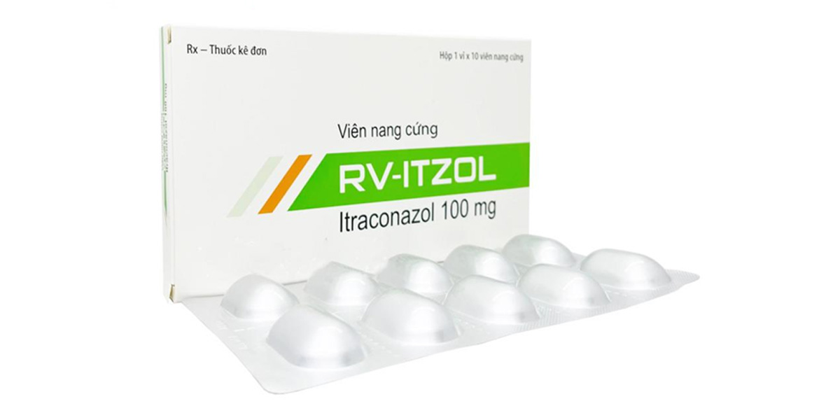 RV-Itzol 100mg trị và phòng ngừa nhiễm nấm (1 vỉ x 10 viên) - 08/2024 ...