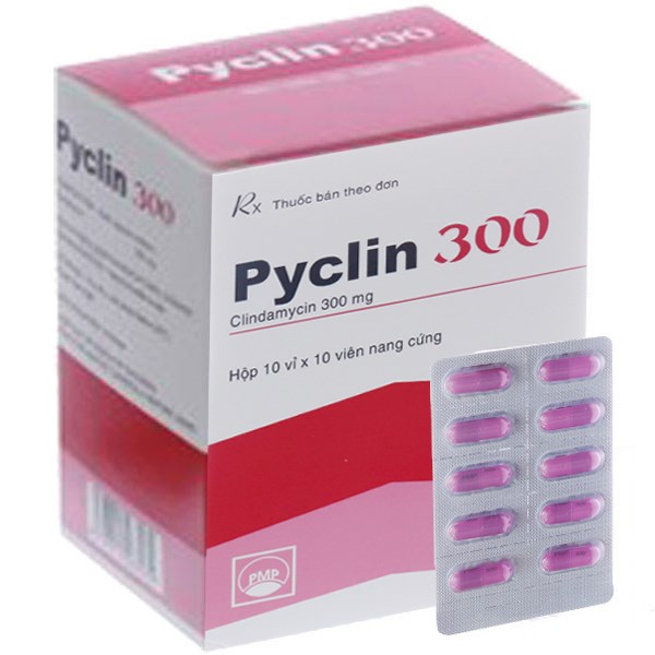Pyclin 300 trị nhiễm khuẩn nặng (10 vỉ x 10 viên) - 09/2024 ...