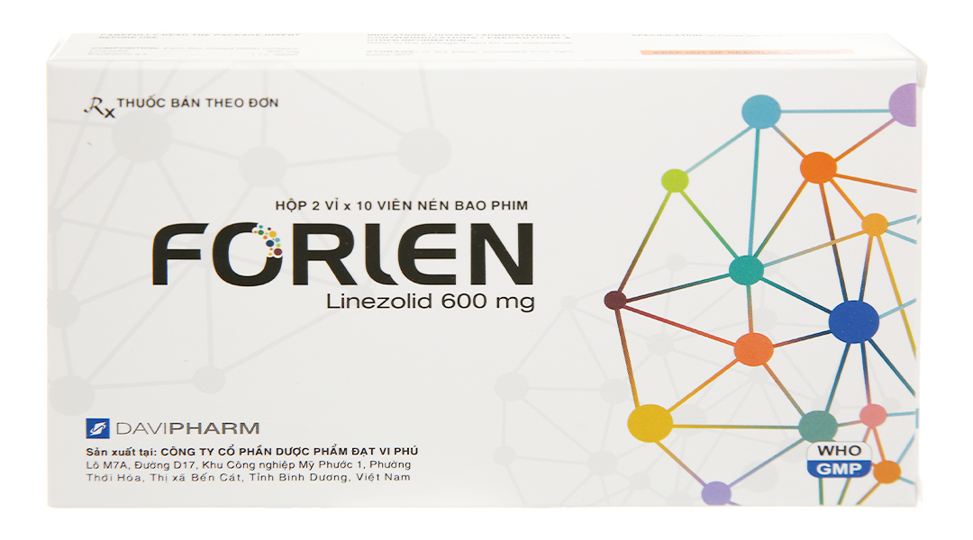 Thuốc kháng sinh Forlen 600mg hộp 20 viên-Nhà thuốc An Khang