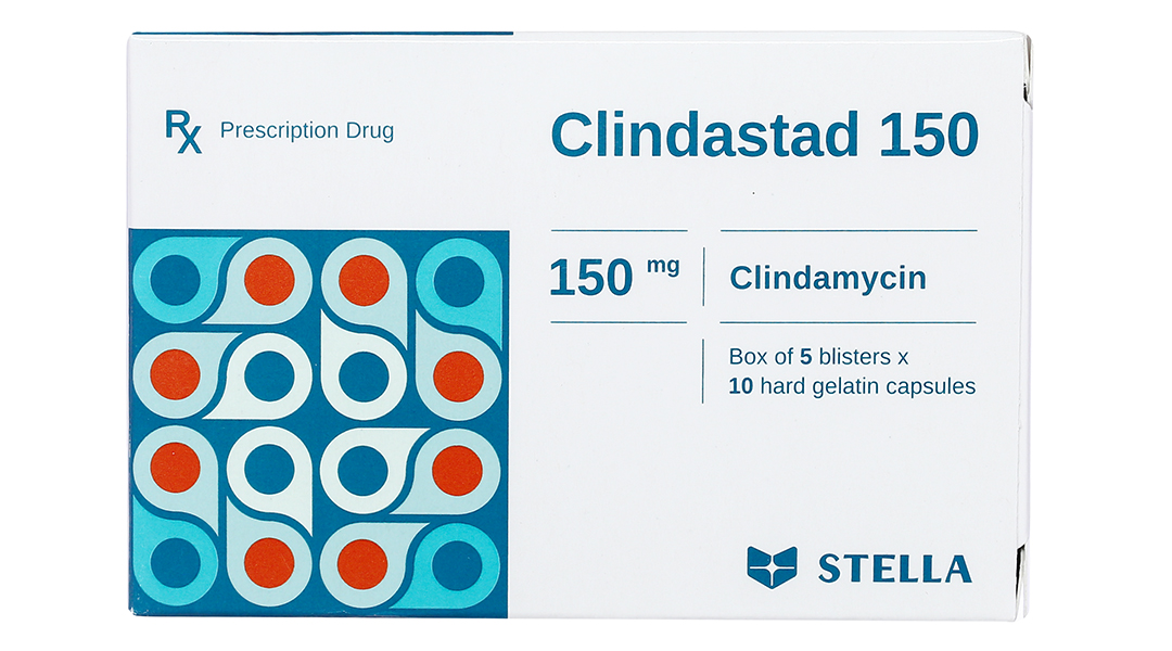 Clindastad 150 trị nhiễm khuẩn (5 vỉ x 10 viên) - 08/2024 ...