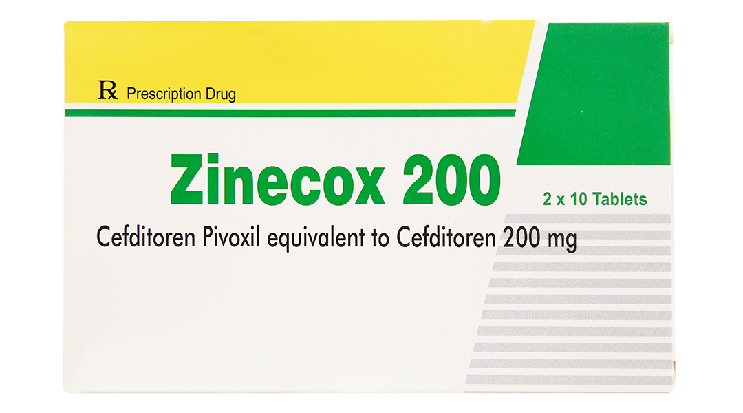 Zinecox 200 trị nhiễm khuẩn do vi khuẩn nhạy cảm (2 vỉ x 10 viên) - 08/ ...
