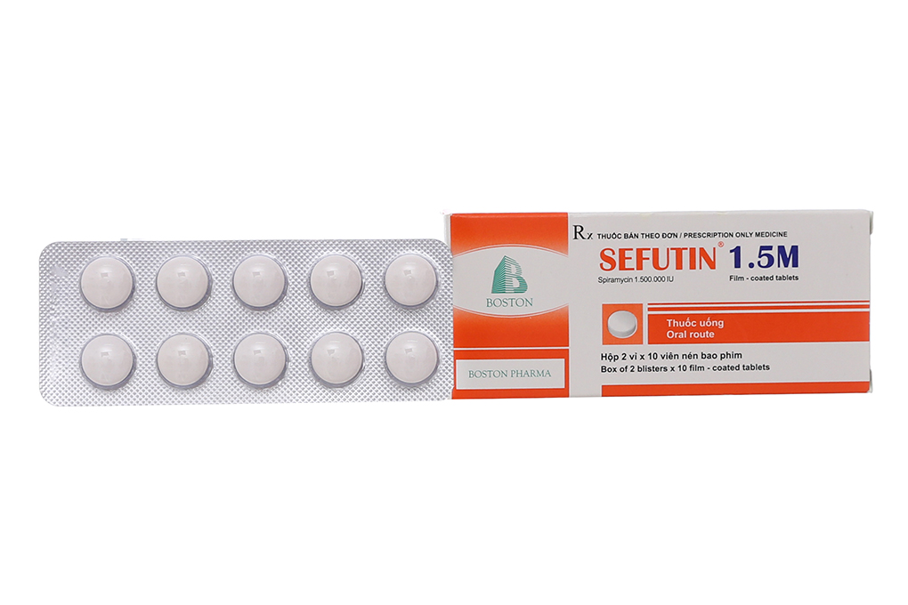 Sefutin 1.5M trị các trường hợp nhiễm trùng (2 vỉ x 10 viên) - 04/2024 ...