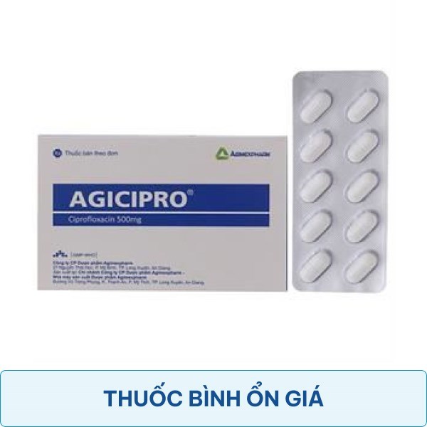 Thuốc Agicipro 500mg phòng và trị nhiễm khuẩn nặng - 02/2025 ...