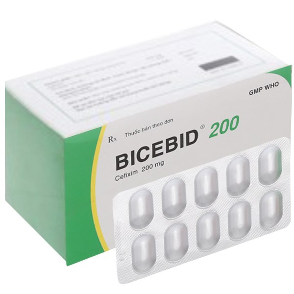 Bicebid 200 trị nhiễm khuẩn (10 vỉ x 10 viên) - 09/2024 ...