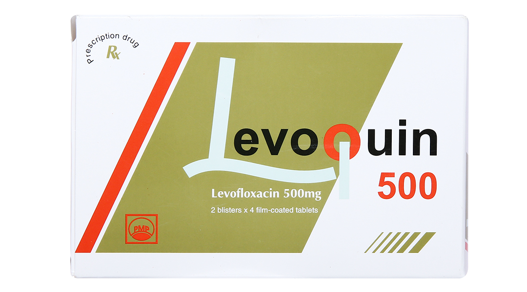 Levoquin 500 trị nhiễm khuẩn (2 vỉ x 4 viên) - 06/2024 ...