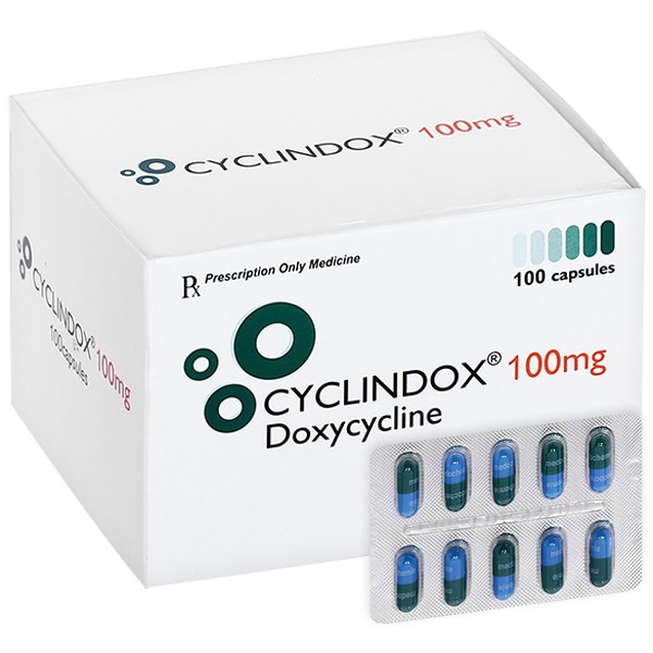 Cyclindox 100mg trị nhiễm khuẩn (10 vỉ x 10 viên) - 11/2024 ...