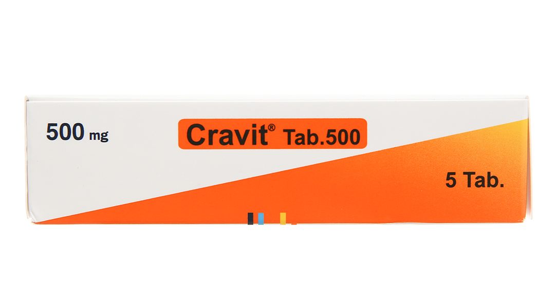Cravit Tab.500 trị nhiễm khuẩn (1 vỉ x 5 viên) - 08/2024 ...