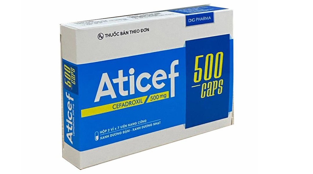 Aticef 500 Caps trị nhiễm khuẩn (2 vỉ x 7 viên) - 06/2024 ...