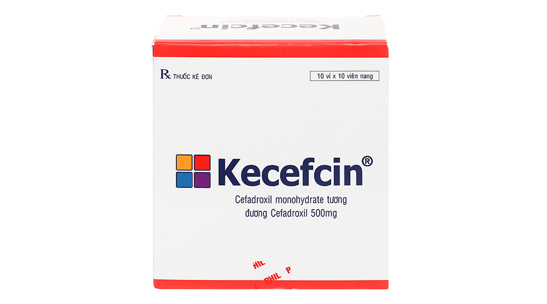 Kecefcin 500mg trị nhiễm khuẩn nhẹ và trung bình (10 vỉ x 10 viên) - 08 ...