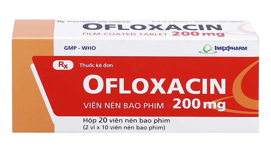 Ofloxacin Imexpharm 200mg trị nhiễm khuẩn (2 vỉ x 10 viên) - 08/2024 ...