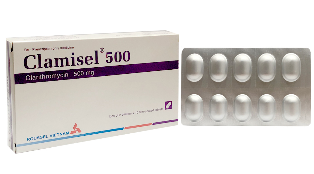 Clamisel 500 trị nhiễm khuẩn (2 vỉ x 10 viên) - 07/2024 ...