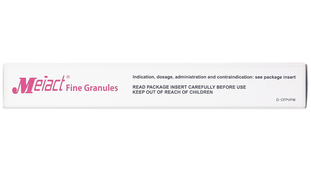 Thuốc bột Meiact Fine Granules 50mg trị nhiễm khuẩn (21 gói x 0.5g ...