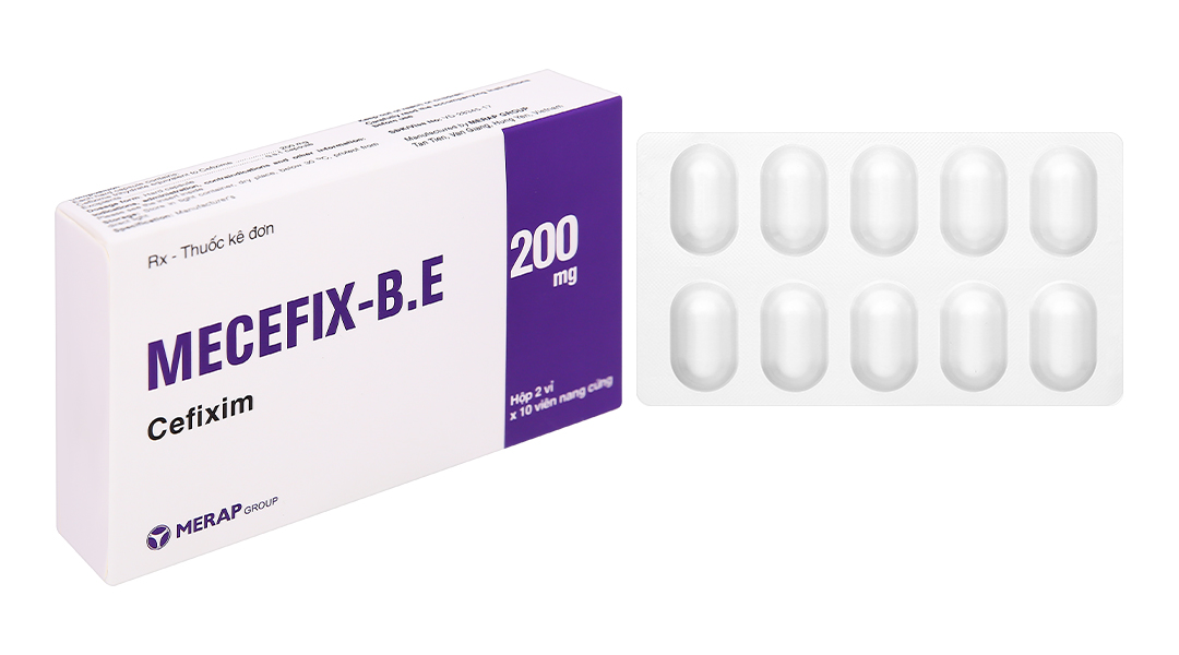 Mecefix - B.E 200mg trị nhiễm khuẩn (2 vỉ x 10 viên) - 08/2024 ...