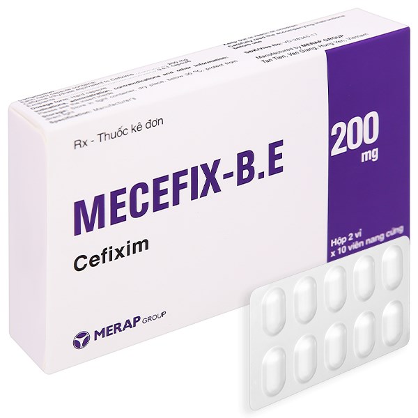 Mecefix - B.E 200mg trị nhiễm khuẩn (2 vỉ x 10 viên) - 09/2024 ...