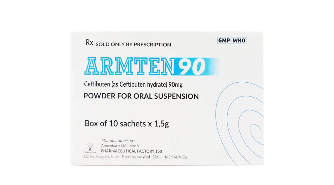 Armten 90 trị các trường hợp nhiễm khuẩn vừa và nhẹ (10 gói x 1,5g ...