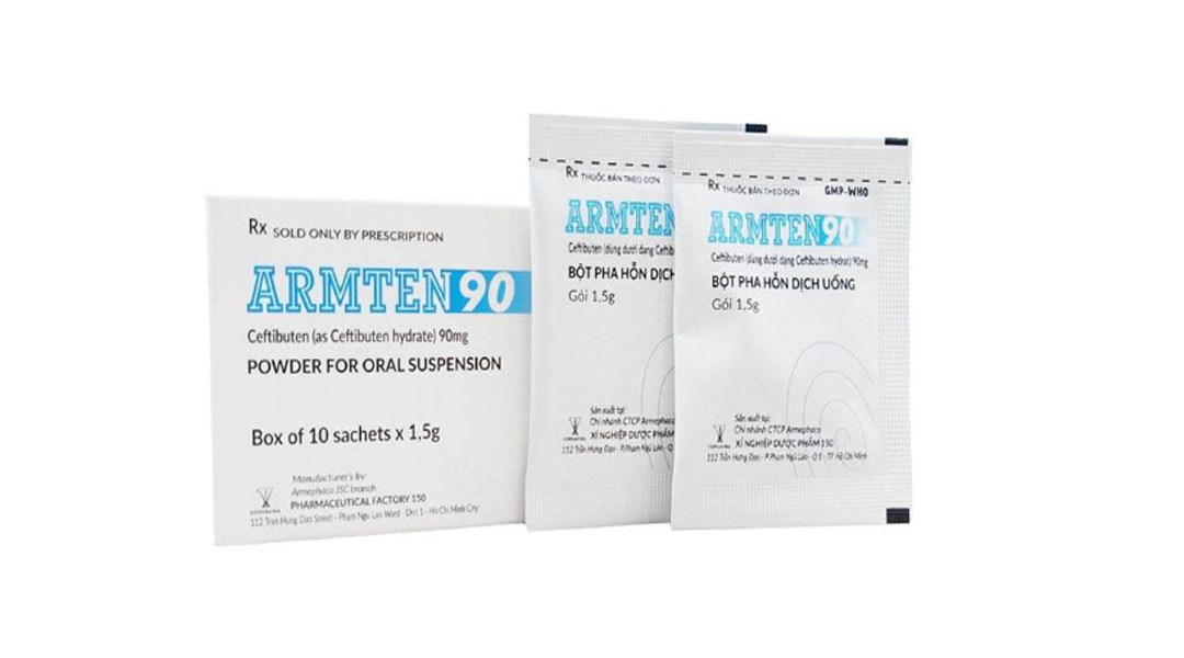 Armten 90 trị các trường hợp nhiễm khuẩn vừa và nhẹ (10 gói x 1,5g ...