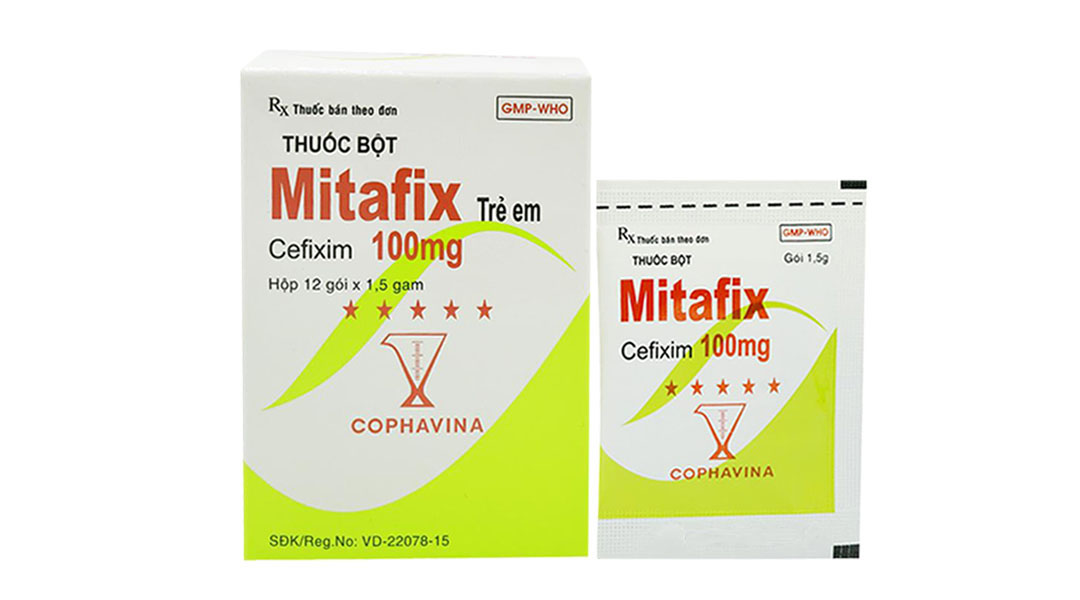 Mitafix 100mg trị nhiễm khuẩn (12 gói x 1,5g) - 08/2024 ...