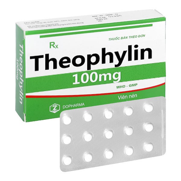 Theophylin Dopharma 100mg trị hen suyễn (2 vỉ x 15 viên) - 10/2024 ...