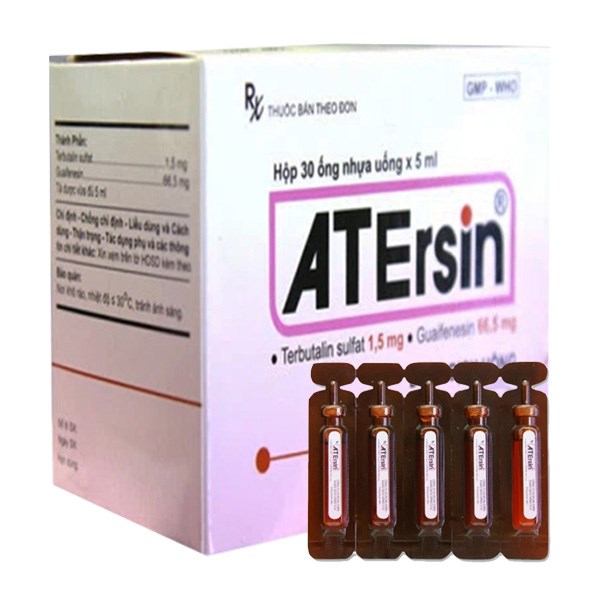 Thuốc ATErsin trị hen suyễn, viêm phế quản (30 ống x 5ml) - 10/2024 ...