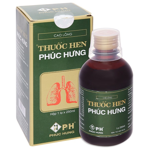 Cao lỏng Thuốc Hen Phúc Hưng trị hen suyễn, viêm phế quản chai 250ml ...