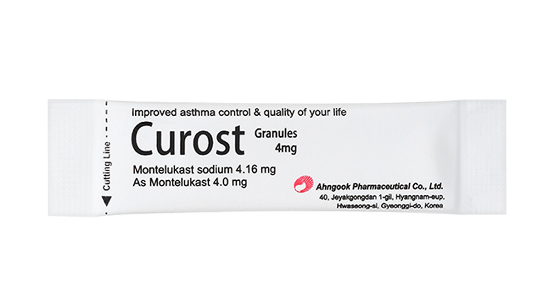 Thuốc cốm Curost Granules 4mg trị hen phế quản (30 gói x 0.5g) - 08/ ...