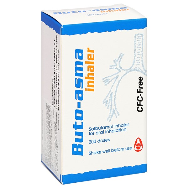 Dung dịch khí dung Buto-asma 100mcg trị triệu chứng hen phế quản bình ...