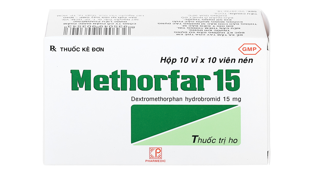 Thuốc Methorfar 15mg hộp 100 viên-Nhà thuốc An Khang