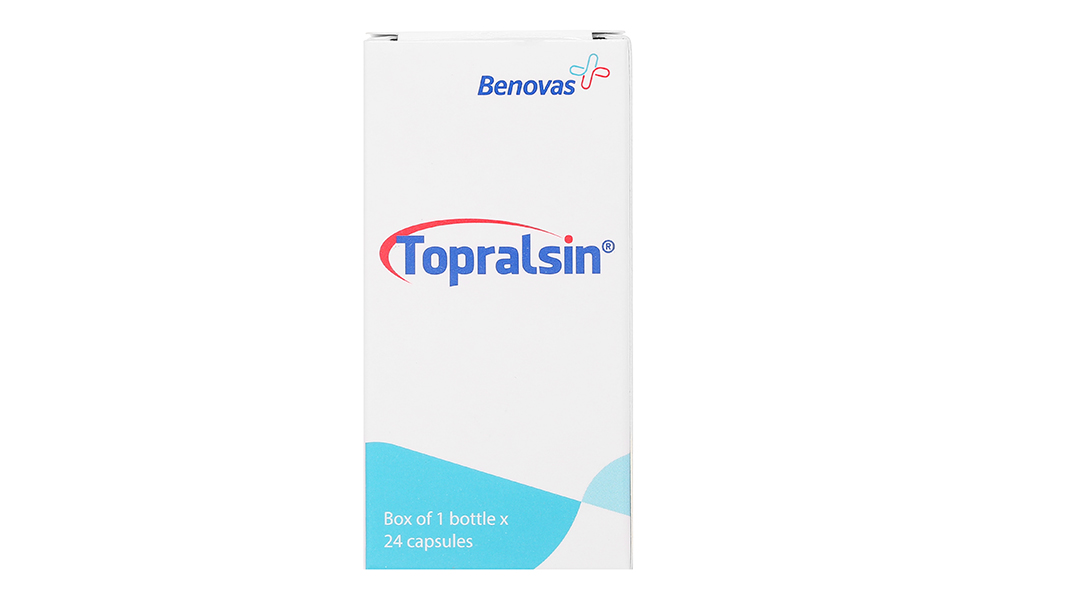 Topralsin trị triệu chứng ho khan, đặc biệt ho nhiều về đêm tuýp 24 ...