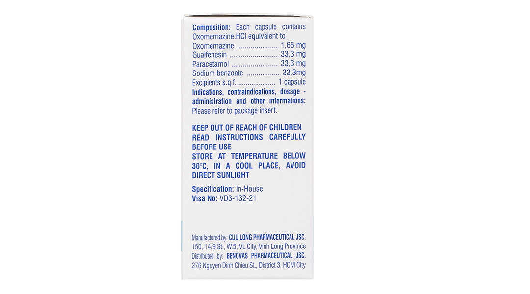 Topralsin trị triệu chứng ho khan, đặc biệt ho nhiều về đêm tuýp 24 ...