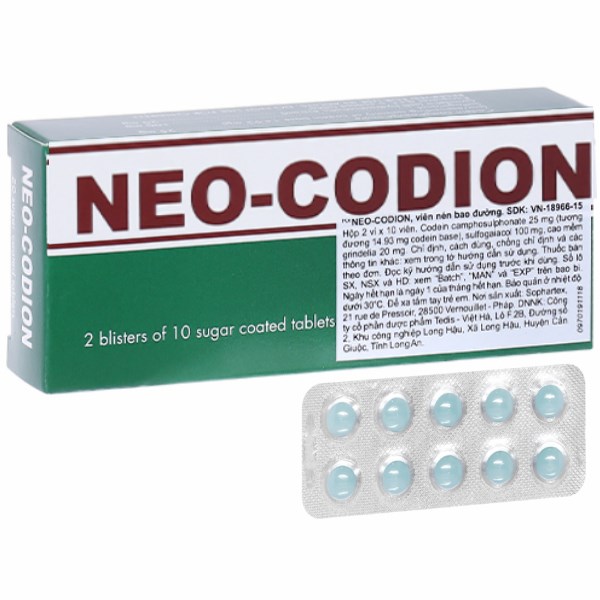 Terpin - Codein HD trị ho khan, ho do kích ứng (10 vỉ x 10 viên) - 02/ ...