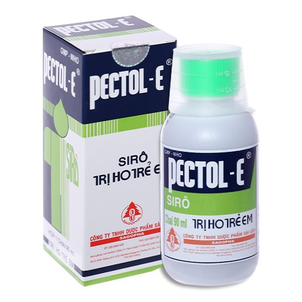 Siro Pectol-E trị ho, viêm phế quản chai 90ml - 02/2025 ...