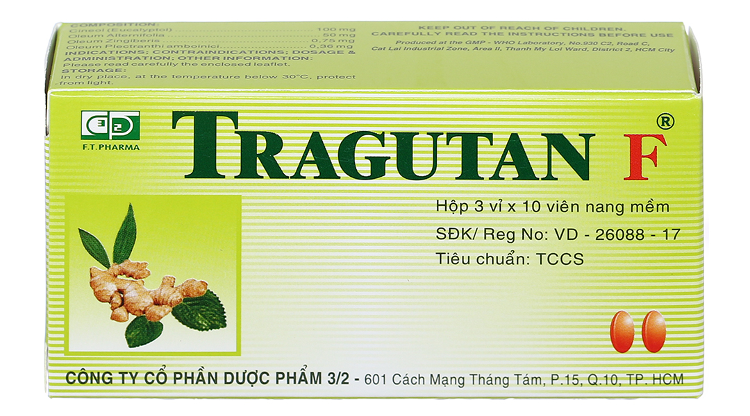 Thuốc Tragutan F hộp 30 viên-Nhà thuốc An Khang