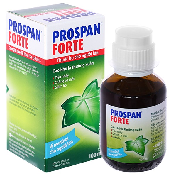 Siro Prospan Forte trị ho, viêm phế quản chai 100ml - 02/2025 ...