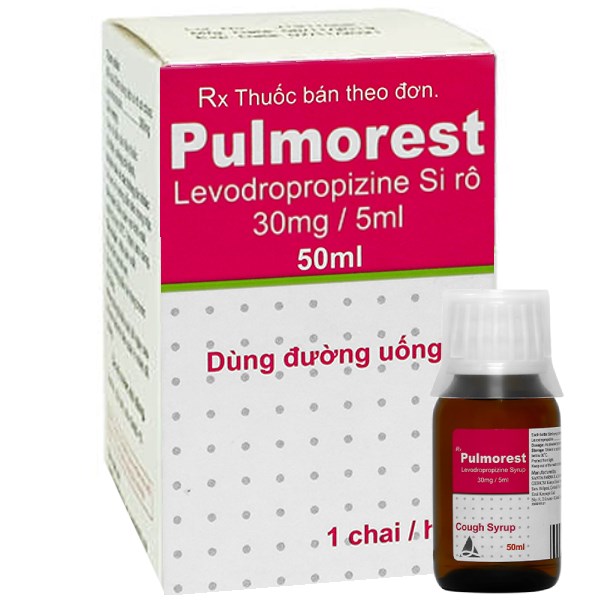 Siro Pulmorest 30mg/5ml trị ho khan, ho do kích ứng chai 50ml - 08/2024 ...
