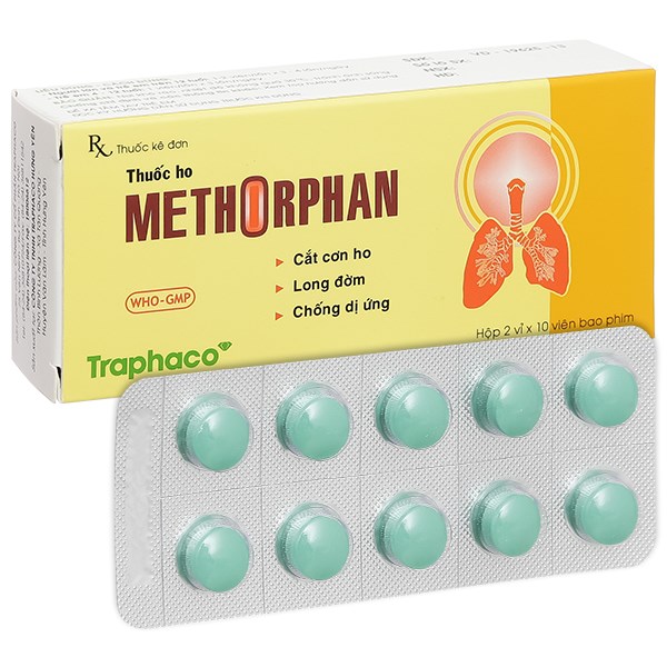 Methorphan trị ho trong bệnh lý hô hấp (10 vỉ x 10 viên) - 11/2024 ...