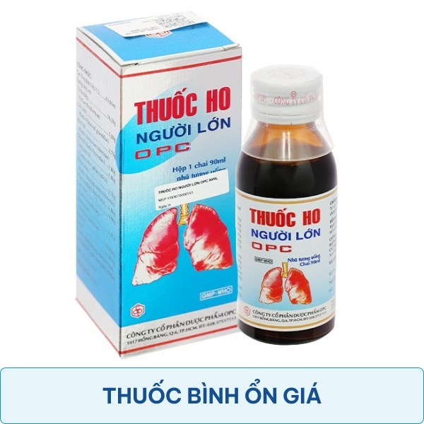 Thuốc ho Dược phẩm OPC Đối tượng sử dụng Người lớn 07/2025 ...