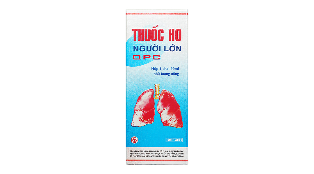 Thuốc ho người lớn OPC trị ho đàm, viêm nhiễm đường hô hấp chai 90ml ...