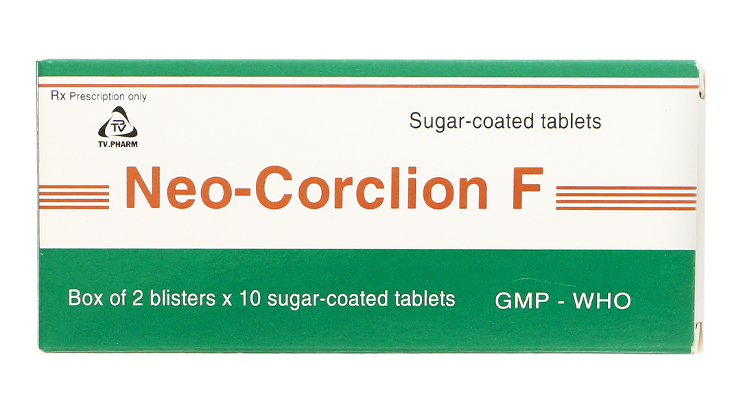 Neo-Corclion F trị ho khan, ho do kích ứng (2 vỉ x 10 viên) - 08/2024 ...