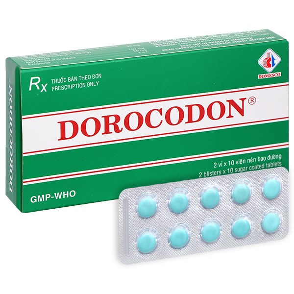 Dorocodon trị triệu chứng ho khan hoặc kích ứng (2 vỉ x 10 viên) - 10/ ...