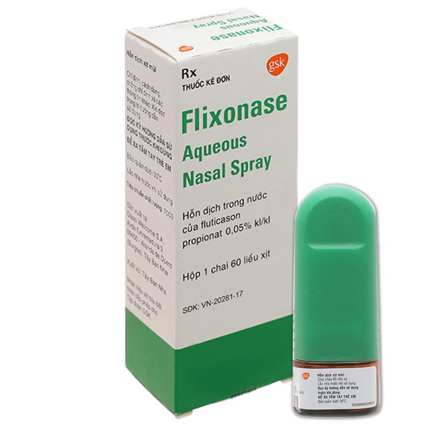 Xịt mũi Flixonase phòng và trị viêm mũi dị ứng theo mùa (60 liều) - 02/ ...
