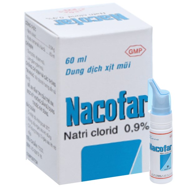 Dung dịch xịt mũi Nacofar vệ sinh mũi, giảm nghẹt mũi chai 60ml - 02/ ...