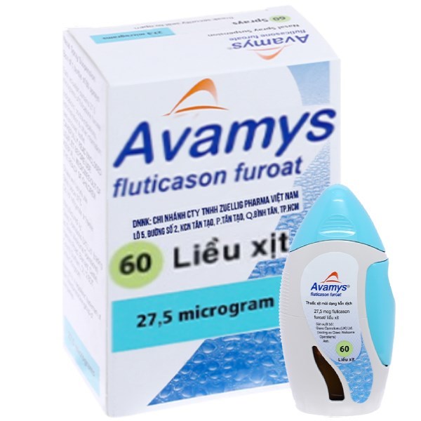 Thuốc xịt mũi Avamys chai 120 liều-Nhà thuốc An Khang