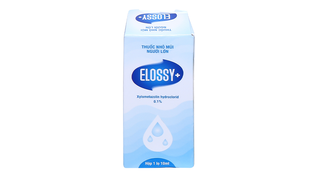 Thuốc nhỏ mũi Elossy+ 0.1% trị viêm xoang, viêm mũi lọ 10ml - 08/2024 ...