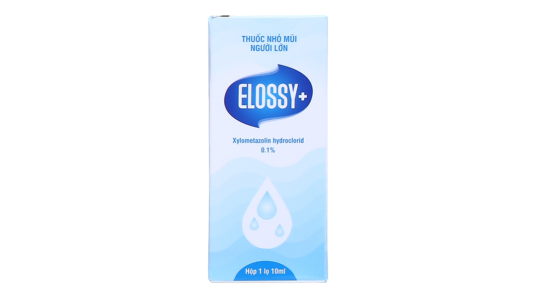 Thuốc nhỏ mũi Elossy+ 0.1% trị viêm xoang, viêm mũi lọ 10ml - 08/2024 ...