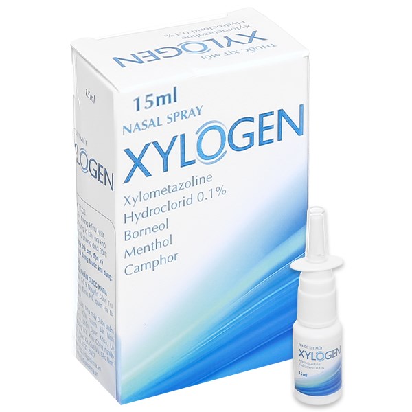 Xịt mũi Xylogen 0.1% trị nghẹt mũi, sổ mũi chai 15ml - 02/2025 ...
